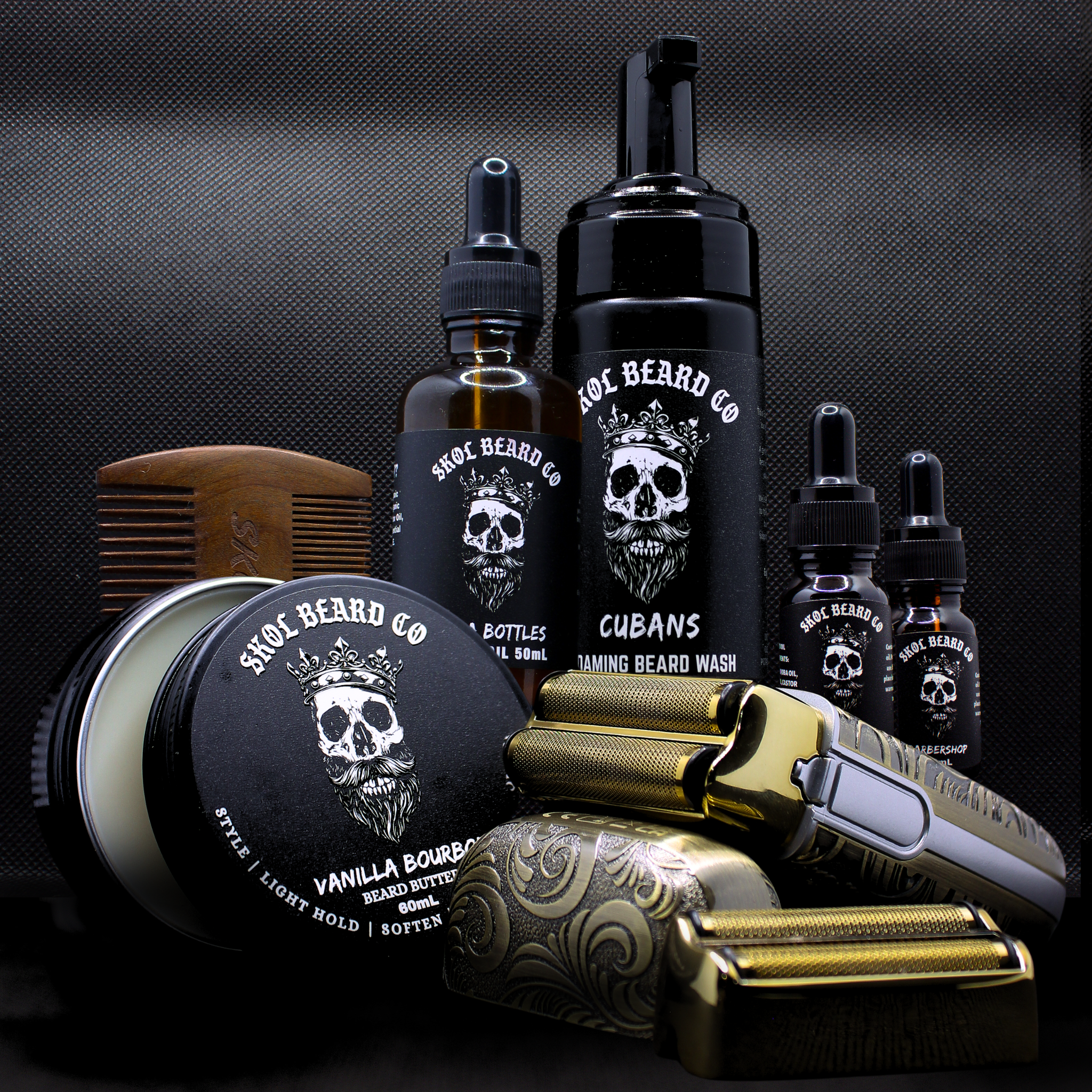 Beard Maintenance Kit (Foil Shaver Included) – SKOL BEARD CO