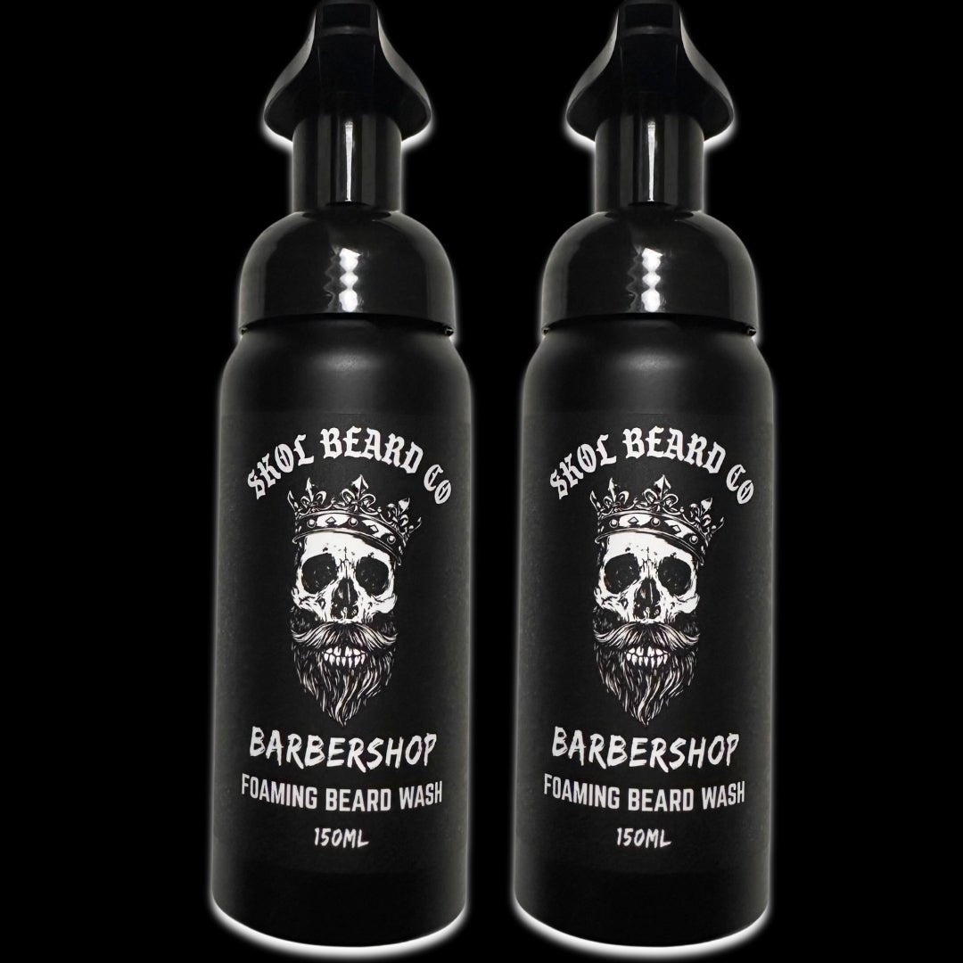 Foaming Beard Wash - Twin Pack - Skol Beard Co – SKOL BEARD CO