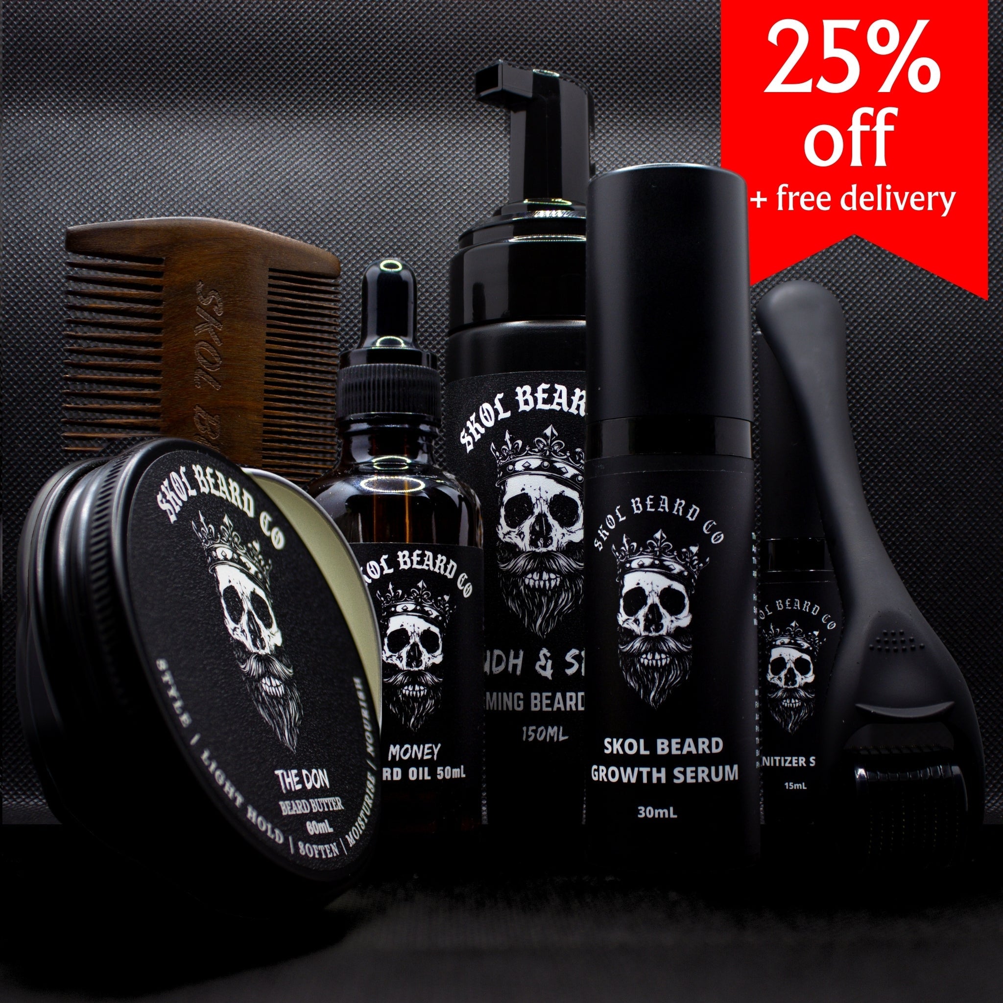 Better Beard Kit (Beard Growth Kit Included) – SKOL BEARD CO