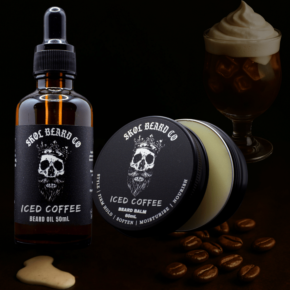 Skol's 'Iced Coffee' Beard Care - French Cream & Roasted Coffee Beans ...
