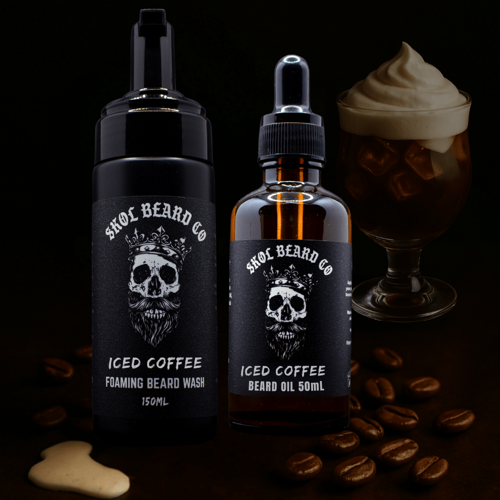Skol's 'Iced Coffee' Beard Care - French Cream & Roasted Coffee Beans ...
