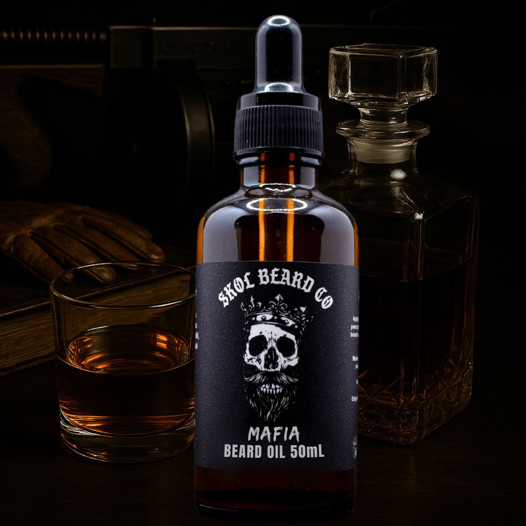 Skol's 'Mafia' Beard Care - Bourbon, Vintage Leather *Rich, Masculine ...