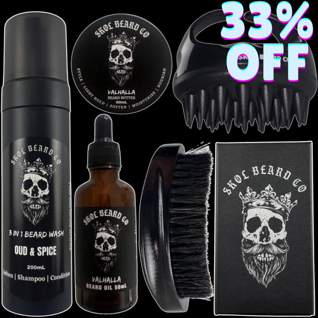 New Beard Kit (Anti-Itch, Anti-Dandruff) – SKOL BEARD CO