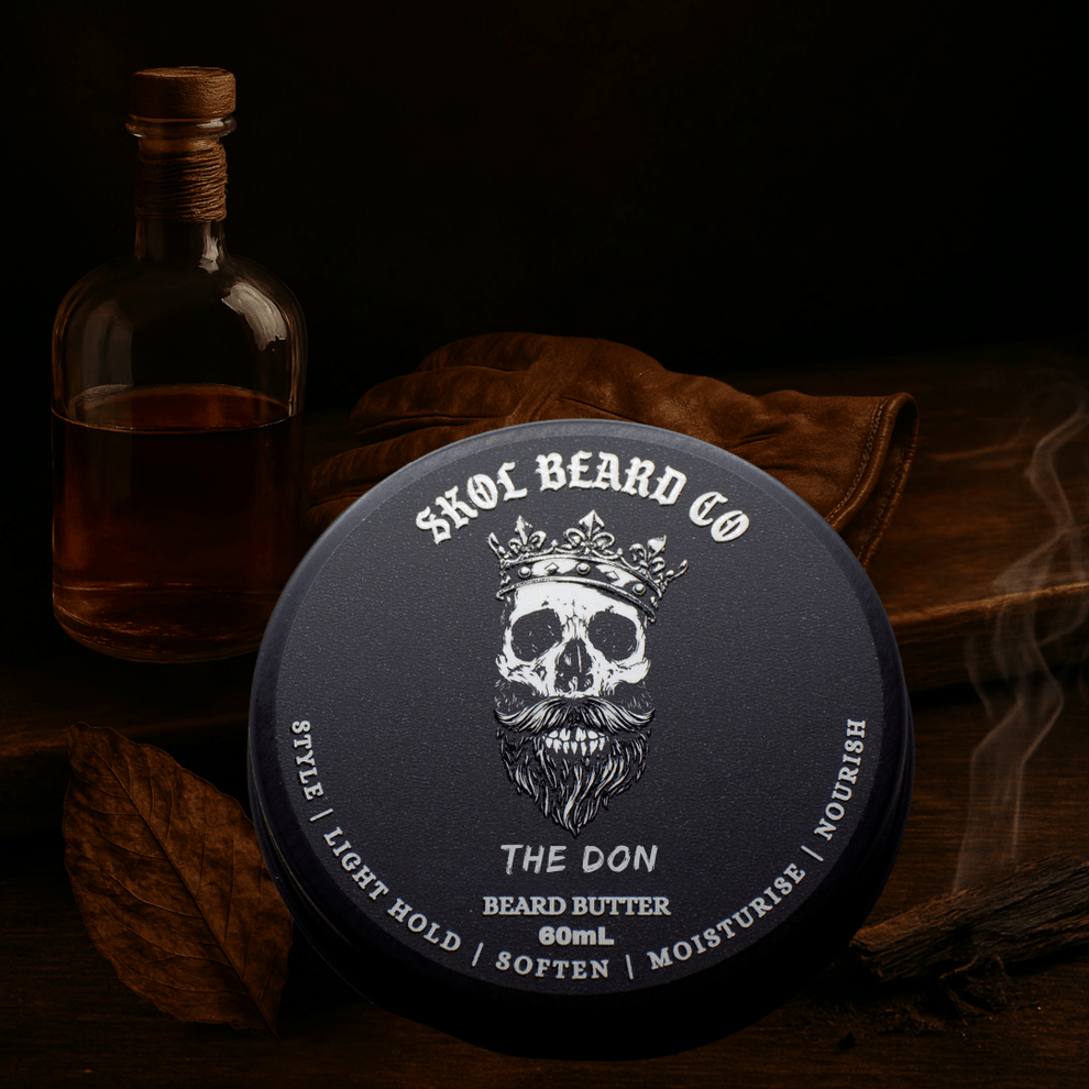 Skol's 'The Don' Beard Care - Baccy Leaf, Smooth Rum, Vintage Leather ...